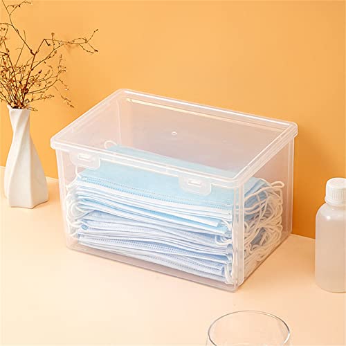 Grey990 Storage Face Cover Storage Box Multi-functional Waterproof Clear Versatile Wet Wipe Container for Bedroom