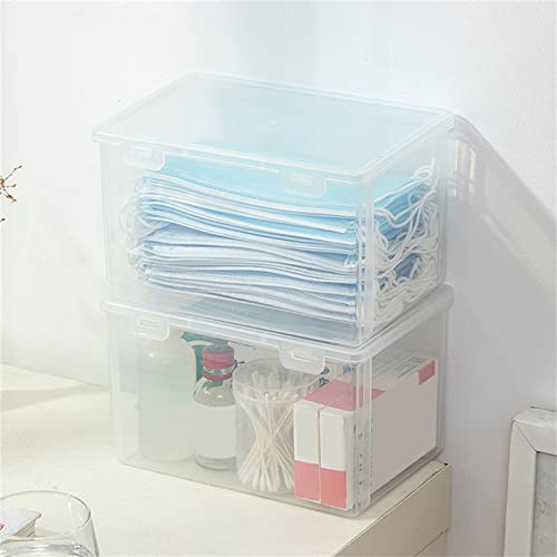 Grey990 Storage Face Cover Storage Box Multi-functional Waterproof Clear Versatile Wet Wipe Container for Bedroom