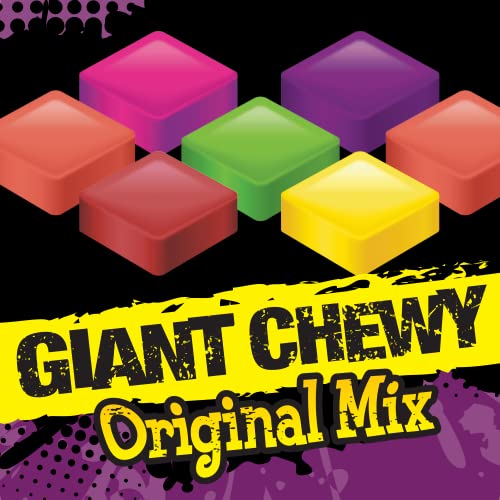 Now and Later Giant Chewy Original Mix, Mixed Fruit Chew Candy, 38 Ounce Jar