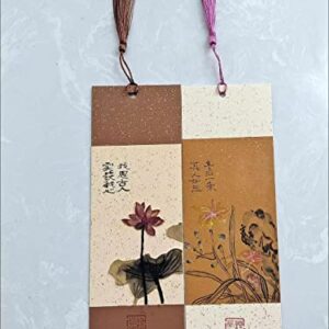 SQ091 Hmayart DIY Blank Bookmarks Semi-Sized Paper with Roe Gold Effect for Painting and Calligraphy 20 Sheets