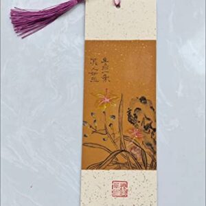 SQ091 Hmayart DIY Blank Bookmarks Semi-Sized Paper with Roe Gold Effect for Painting and Calligraphy 20 Sheets