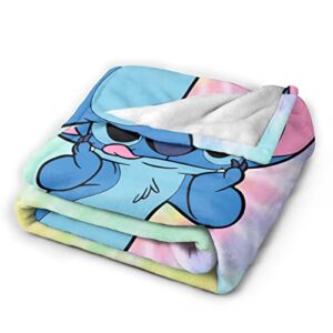 Noichzc Cartoon Blanket Ultra-Soft Fleece 50''x40'' Blanket for Couch Bed Warm Plush Throw Blanket Suitable for All Season