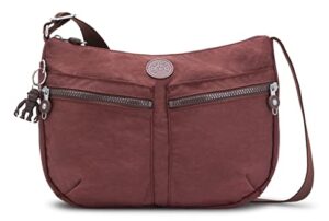 kipling women’s izellah crossbody bags, mahogany, brown, mahogany, one size