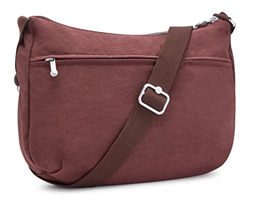 Kipling Women's Izellah Crossbody Bags, Mahogany, Brown, Mahogany, One Size