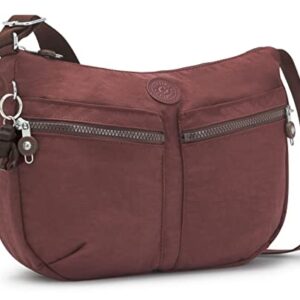 Kipling Women's Izellah Crossbody Bags, Mahogany, Brown, Mahogany, One Size