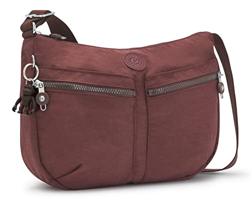 Kipling Women's Izellah Crossbody Bags, Mahogany, Brown, Mahogany, One Size