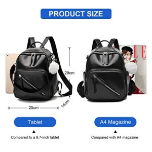 KUANG! Women Pu Leather Backpack Rucksack Travel Shoulder Handbag for Backpack Bags Girls Small School Bag Casual Daypack