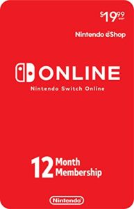 nintendo switch online 12-month individual membership [digital code]