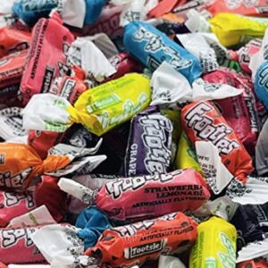 Assorted Mixed Fruit Flavored Frooties Individually Wrapped Bulk Chewy Tootsie Roll Candy (5 Pound)