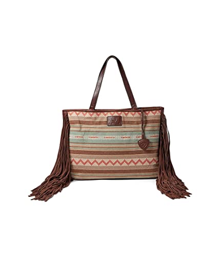 Ariat Serape Wide Tote Brown One Size