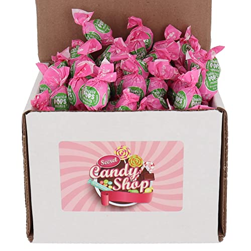 Tootsie Pops Lollipops Miniature Mini 50 Lollies in a Box (Strawberry Kiwi)