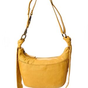 Frye Womens Nora Knotted Crossbody Bag, Yellow, One Size US