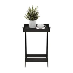 Furinno Classic Tray Table with Removable Tray, Espresso