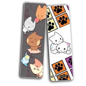 Creanoso Cat Designs Bookmarks (10-Sets X 6 Cards) - Premium Quality Bulk Buy Value Savers Personal Collection