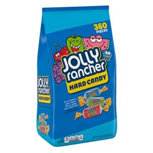 jolly rancher assorted fruit flavored hard, easter, candy bulk bag, 80 oz (360 pieces)