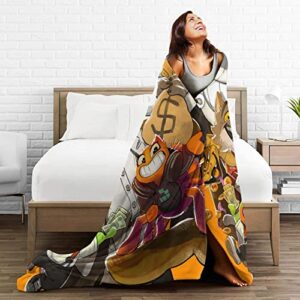 BADUDGUYSR Anime Movie Blanket Flannel Fleece Throw Blankets for Sofa Bed Couch Bedroom Decor 50 in X 40 in Black2 50 inch x40 inch