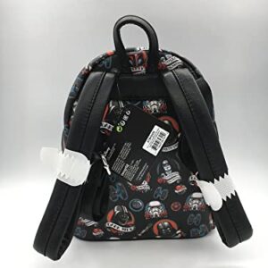 Loungefly Disney Star Wars Darkside Tattoo All Over Print Mini Bag