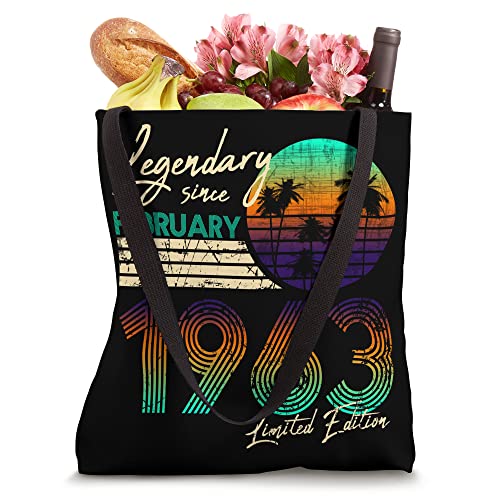 60. Birthday 60 Legendär February 1963 Tote Bag