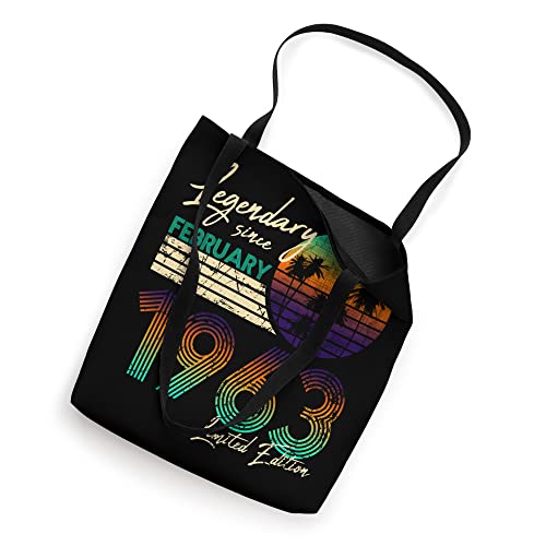 60. Birthday 60 Legendär February 1963 Tote Bag