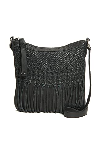 Frye Melissa Woven Swing Pack, Black