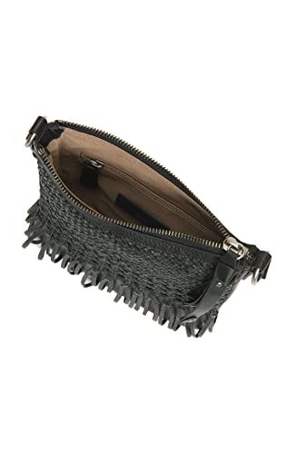 Frye Melissa Woven Swing Pack, Black