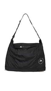 adidas by stella mccartney women’s tote, black/black/white, one size