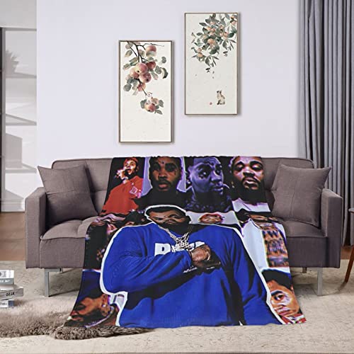 Blanket Flannel Fleece Novelty Throw Blanket All Seasons Lightweight Air Conditioner Cozy Blanket for Living Room/Bedroom/Sofa/Chair 50"x40"