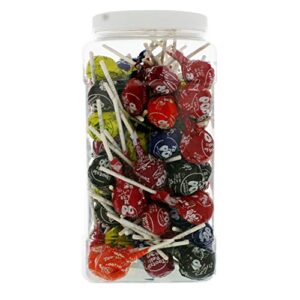 tootsie pops 3.75 pound original tootsie pop suckers – custom assorted flavors bulk original tootsie pop sucker candy in 1 gallon gift ready reusable square jar