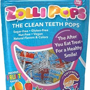 Zollipops Clean Teeth Lollipops, 5.2 Ounce (Pack of 3)