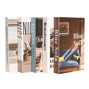 faux books for decoration decorative books 5 pack coffee table books decor faux books for bookshelf decorative books for home decor– fake books for home bar table book decor