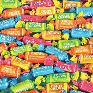 Tootsie Roll Fruit Chews 5-Flavor Individually Wrapped Bulk Multicolored Taffy Candy (5 Pound)