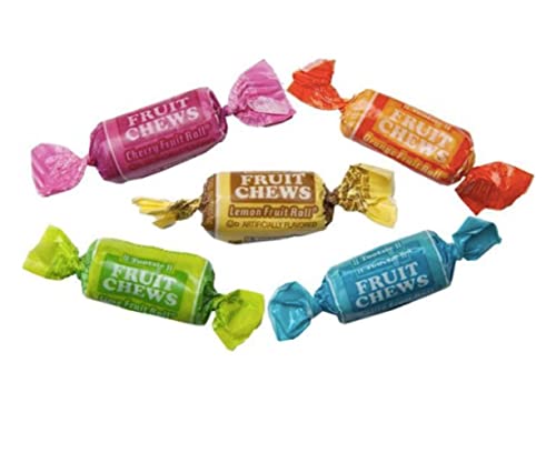 Tootsie Roll Fruit Chews 5-Flavor Individually Wrapped Bulk Multicolored Taffy Candy (5 Pound)