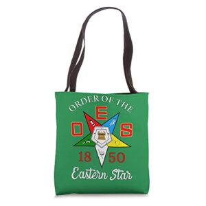 oes 1850 order of the eastern star oes mother’s day gift tote bag