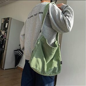 Large Hobo Bag for Women Canvas Tote Bag Shoulder Bag Fashion Hobo Bag Women Men Messenger Bag for School Work