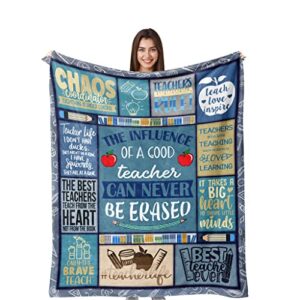 omokil teacher gifts, teacher appreciation gifts, teacher gifts for women, best teacher gifts, teacher’s day gifts, teacher retirement gifts for women, men, personalized teacher gifts blanket 60″x50″