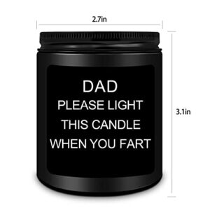 Dad Gifts from Daughter Son,Dad Birthday Gift,Fathers Day Birthday Gifts for Dad Step Dad Father in Law Him Bonus Dad Daddy,Sandalwood Scented Candle Gifts for Men