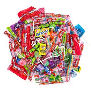 Candy Assortment Box 5 Pounds Tootsie Rolls, JOLLY RANCHER, DOTS, TWIZZLERS, Smarties, Blow Pops Lollipops, Lemonheads, Variety Pack