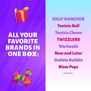 Candy Assortment Box 5 Pounds Tootsie Rolls, JOLLY RANCHER, DOTS, TWIZZLERS, Smarties, Blow Pops Lollipops, Lemonheads, Variety Pack