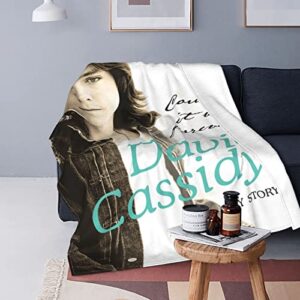 david cassidy blanket flannel fleece throw blankets all seasons bed couch office indoor outdoors