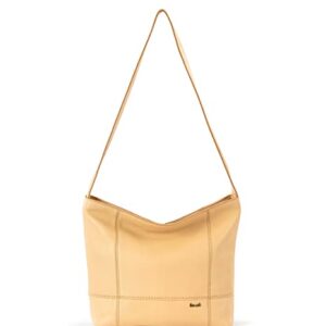 The Sak De Young Hobo Bag in Leather, Buttercup