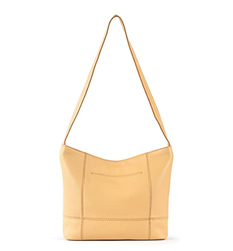 The Sak De Young Hobo Bag in Leather, Buttercup