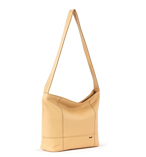 The Sak De Young Hobo Bag in Leather, Buttercup