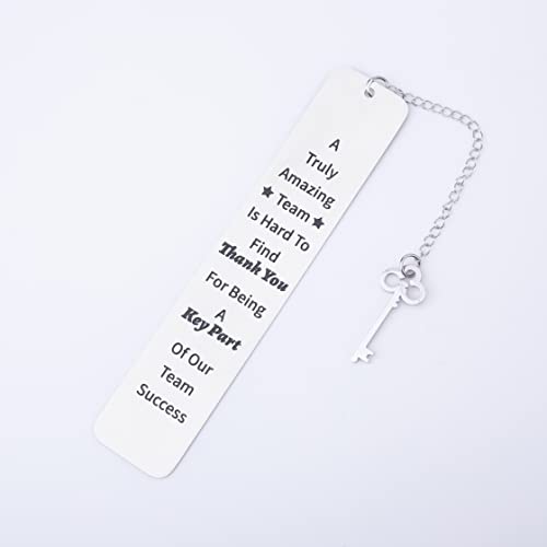 Coworker Thank You Gifts Bookmark for Women Men Office, Inspirational Employee Appreciation Gifts Bulk for Teacher Nurse Team from Boss, Mentor Birthday Leader Going Away Leaving Gifts for Retirement