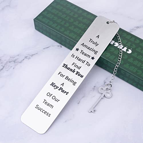 Coworker Thank You Gifts Bookmark for Women Men Office, Inspirational Employee Appreciation Gifts Bulk for Teacher Nurse Team from Boss, Mentor Birthday Leader Going Away Leaving Gifts for Retirement