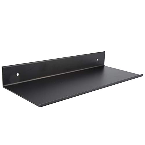 Cyrank Floating Wall Ledge Shelf, Wall Mounted Floating Shelves Bathroom Shelf with Aluminum Alloy Floating Wall Shelves for Bedroom Living Room Kitchen(50cm)