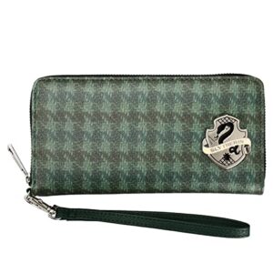 harry potter slytherin silver crest tech wallet