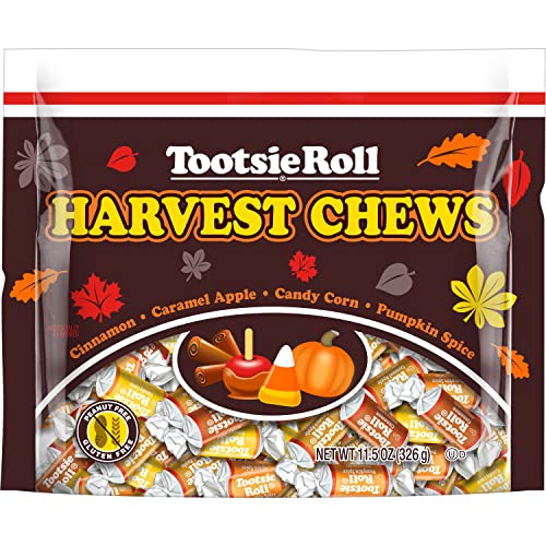 Tootsie Harvest Chews, Individually Wrapped, Gluten Free, Peanut Free, 11.5 Oz, 1-Pack