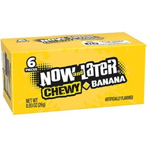 Now and Later Now & Later Soft Taffy Chewy Fruit Chews, (Pack of 24)