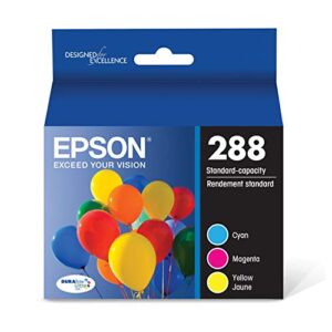 epson t288 durabrite ultra ink standard capacity color combo pack (t288520-s) for select epson expression printers