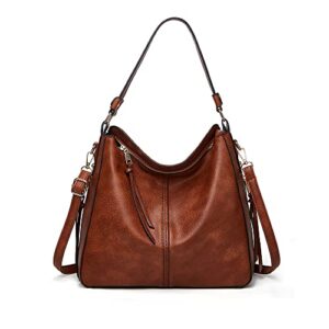 hobo bags for women cross body bag purses for women shoulder bag for women womens purses and handbags for women women’s shoulder handbags purse leather crossbody bags ladies handbags (brown)